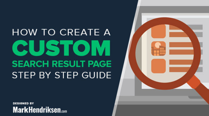How to create a custom search result page | Markhendriksen.com