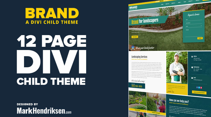 Brand Multipurpose Divi Child Theme | markhendriksen.com