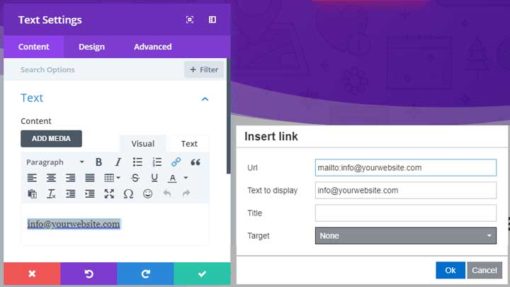 How to Create an Email Link in Divi | Markhendriksen.com