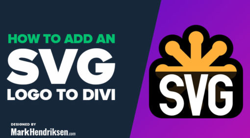 How to add an SVG logo to your Divi theme | Markhendriksen.com