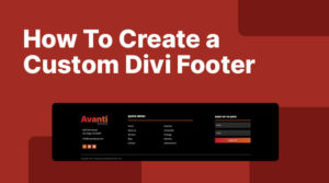 How to create a custom Divi footer | Markhendriksen.com