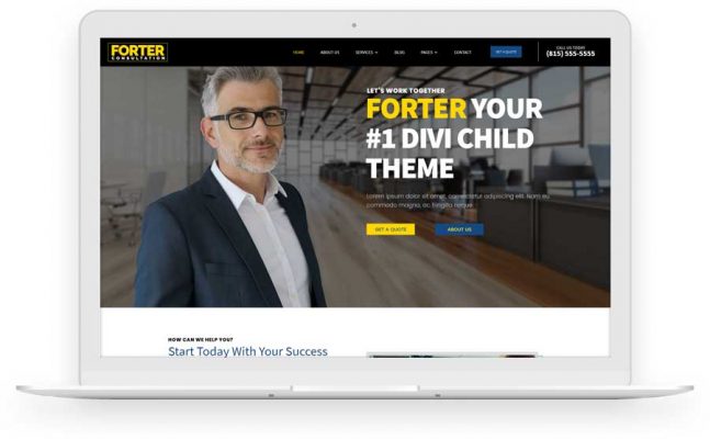 Forter Divi Child Theme For Business Owners | MarkHendriksen.com