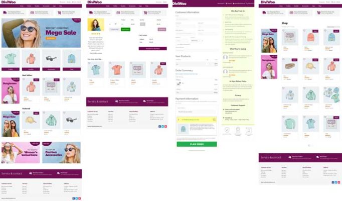Divi + WooCommerce Free Layout Pack | MarkHendriksen.com