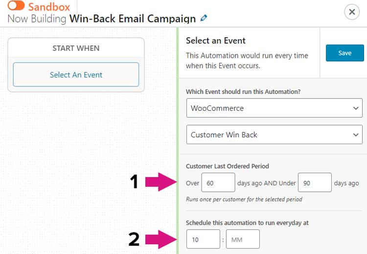Win-Back Email Campaign for WooCommerce | MarkHendriksen.com