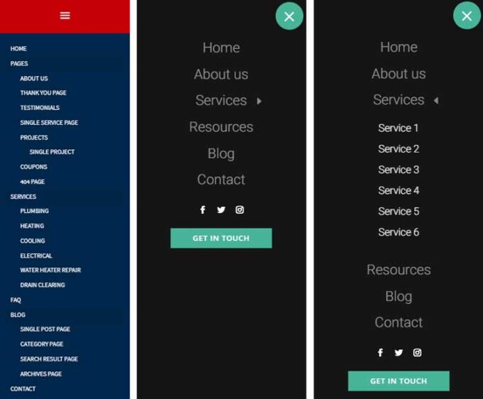 Divi Mobile Menu Plugin From Divi Engine | MarkHendriksen.com