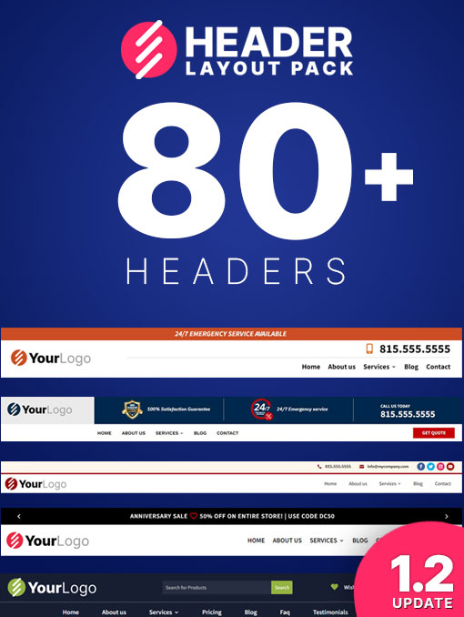 Divi Header Layout Pack | MarkHendriksen.com