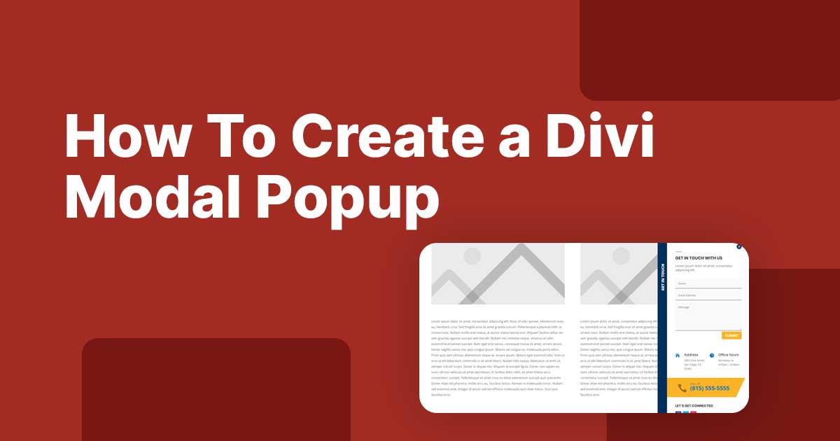 How To Create a Divi Modal Popup | MarkHendriksen.com