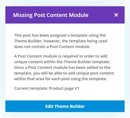 How To Fix Missing Post Content Module | MarkHendriksen.com