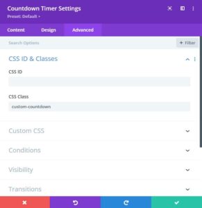 How to Create and style the Divi Countdown Timer Module