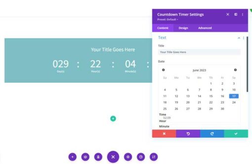 How to Create and style the Divi Countdown Timer Module