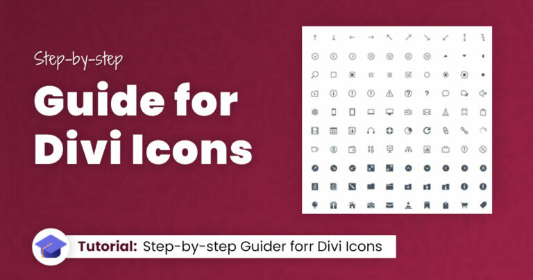 Step-by-Step Guide to Using Divi Icons to Improve Your Website