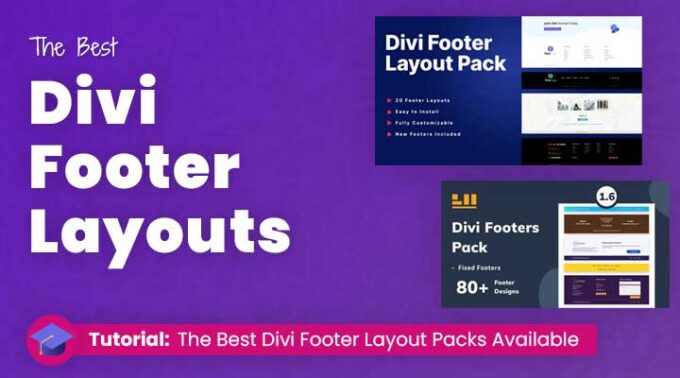 The Best Divi Footer Layout Packs Available On The Marketplace