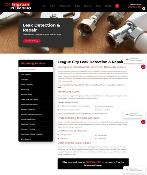 Creating the Perfect Plumbing Website Design With 14 Examples