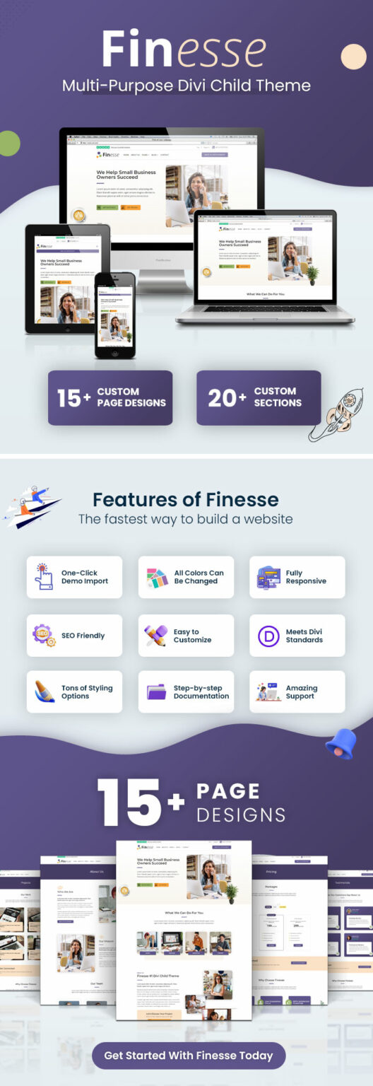 Finess Divi Child Theme | MarkHendriksen.com