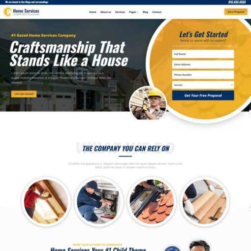 25 Best Contractor Website Examples (2024) - Inspiration & Tips