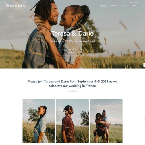 Inspiration: 25 Wedding Website Examples | MarkHendriksen.com