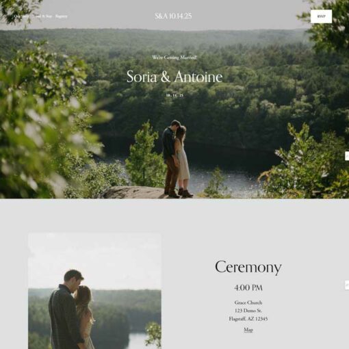 Inspiration: 25 Wedding Website Examples | MarkHendriksen.com