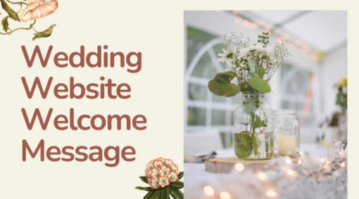 Crafting the Perfect Wedding Website Welcome Message