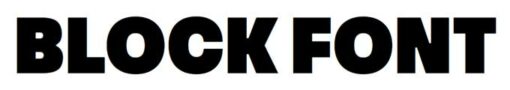 Block Fonts: The Ultimate Guide to Bold Typography