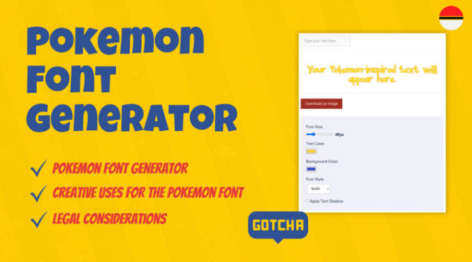 Pokemon Font Generator – Create Custom Text Online for Free